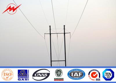 China 33kv Electrical Metal Utility Poles For Transmission Line Project for sale