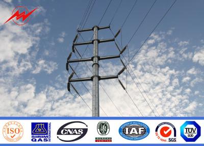 China 9m Electrical Street Lamp Pole Powerful Distribution Line Electric Power Pole for sale