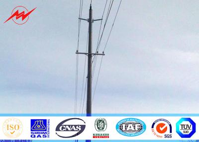 China Multi Side 55FT 20KN Metal Utility Poles Hot Dip Galvanization Surface Treatment for sale