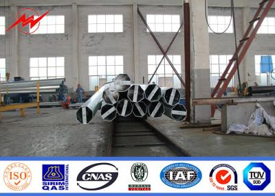 China Single - Circuit Linear Electric Power Pole Conical / Round For Transmission Line for sale