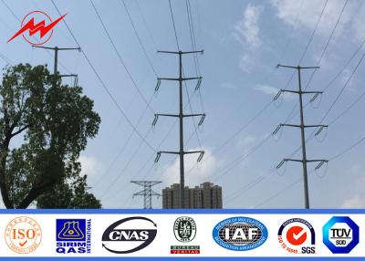 China Bitumen galvanisierter Stahl Q345 Electric Power Pole mit 355 Mpa-Streckgrenze zu verkaufen