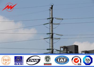 China 11m Conical Octagonal Electrical Utility Poles For 69 kv Powerful Transmission Line for sale