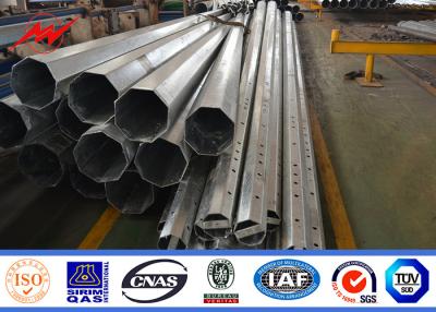 China Electrical Steel Tubular Transmission Line Pole With Power Equipment for sale