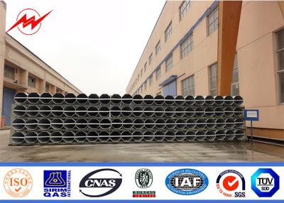 China AWS D1.1 Galvanized Steel Power Line Pole Transmission Pole 160Km/H for sale
