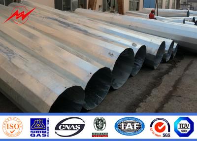 China Double Circuit Transmission Line Steel Utility Pole With 345 Mpa Yield Strength for sale