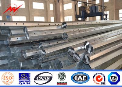 Cina 30FT Palo tubolare pratico d'acciaio 35FT con 3mm per la linea elettrica di Filippine in vendita