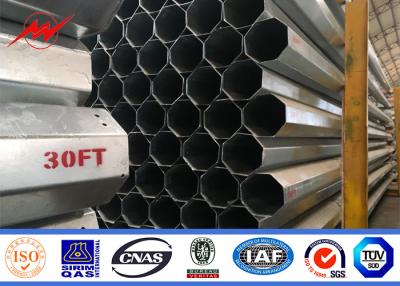 Cina Galvanizzazione Polo elettrico in acciaio 30FT 35FT 40FT 45FT Filippine in vendita