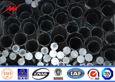 China Transmission Line Galvanized Electrical Power Pole with Yield strength 450 Mpa for sale