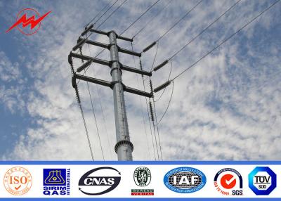 China High Voltage Utility Power Poles Electrical Distribution Line Steel Utility Pole for sale