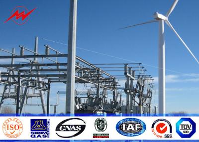 중국 ISO  BV 가연 광물 표면을 가진 전기 강철 전봇대 3mm 간격 판매용