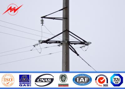 China poder de aço polos AWS D 1,1 da galvanização do mergulho quente de 95FT NGCP Filipinas à venda