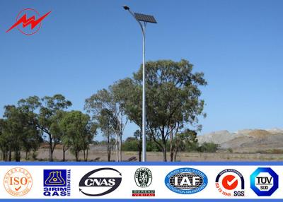 China Hot - Dip Galvanized Engineering steel Street Light Poles 12M 30w 120w for sale