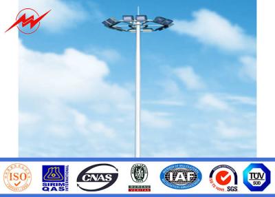China 30m outdoor galvanized high mast light pole for football stadium for sale