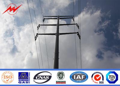 China Single Circuit 12m 500dan Octagonal Steel Utility Pole For Electrical Transmission Line for sale