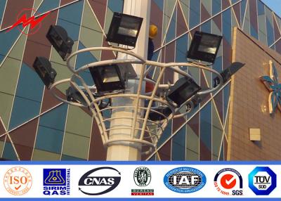 China 20m High Mast Tower Tubular Steel Monopole Communication Tower With Galvanization for sale