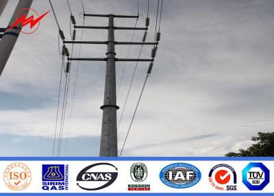 China Linha de transmissão polos de aço da companhia de eletricidade de polo de poder 33kv da bobina laminada a alta temperatura 10m à venda