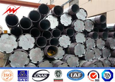 China Electric Utility Pole / Galvanised Steel Poles For Transmission And Distribution for sale