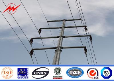 China Octagonal Electrical Steel Tubular Pole For Power Distribution Line 10kv for sale