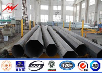 China Poder polo de aço galvanizado Q235, linha de transmissão elétrica Polos à venda