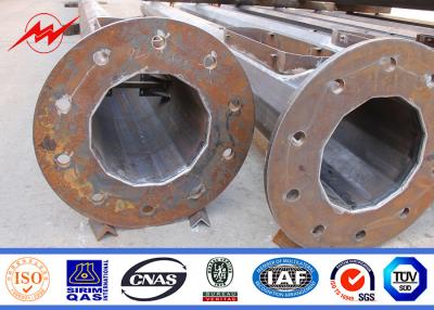 Cina 20-40m polygonal hot dip galvanizzato alto palo di mastello per luce con sistema di sollevamento in vendita