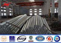China 40FT Octagonal Galvanized 460mpa Distribution Poles for sale