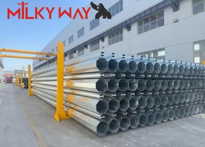 China 50ft Galvanized Octagonal Mono Pole Tower for Communication Distribution for sale