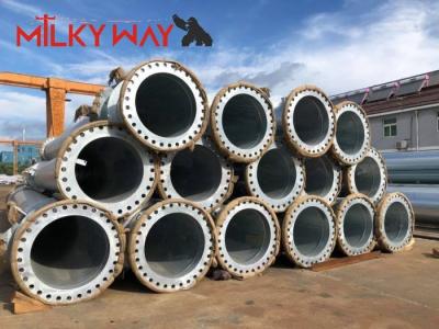 Cina 24m 32m Altezza Piastra Base Palo Elettrico Conico in vendita