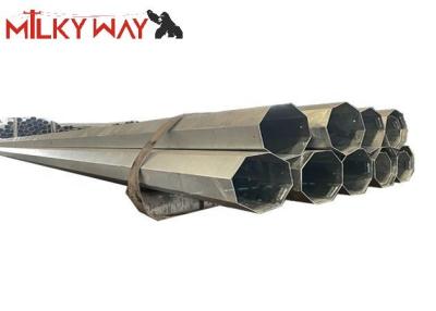 China 9m Galvanized Octagonal Utility Pole 440daN Load for Power Distribution for sale