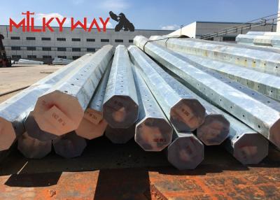 중국 핫 디프 젤바니제 강철과 맞춤 설치 높이와 디자인을 가진 전송 라인을위한 전기 전력 기둥 판매용