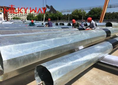 China Hot Galvanized Round 20 M Steel Electric Utility Power Transmission Tower Monopo Hardware 4mm for Power Distribution for sale