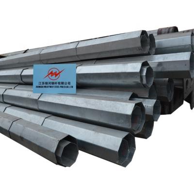 China 220KV 10kv-138kv Rated Electrical Power Pole with AWS D.1.1 Welding Standard for Transmission Line for sale