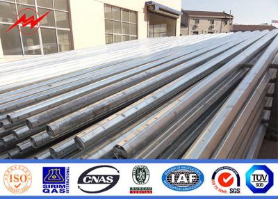 China 9m 12m Q235 Polygonal Pole Bitumen For Electrical Transmission Line for sale