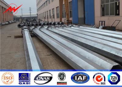 China Low - Voltage 11.9m Power Transmission Poles For 69 Kv Transmission Line Project for sale