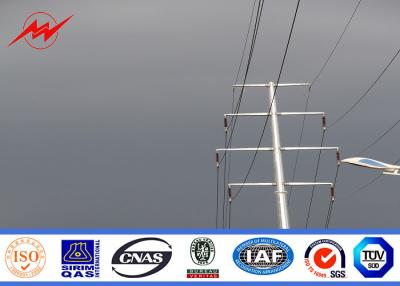 China 17m 22m Africa Transmission Electric Pole For Power Transmission Poles for sale