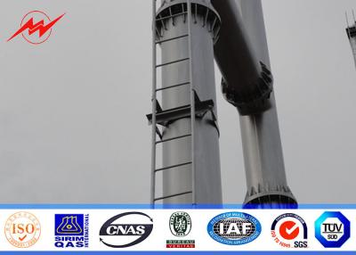 Cina Torre di comunicazione unipolare d'acciaio tubolare dell'alta dell'albero di galvanizzazione 25M flangia della torre in vendita