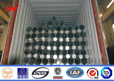중국 35ft 직류 전기를 통하는 127-248mm 관 강철 전봇대 2.75/3mm 두꺼운 뜨거운 복각 판매용