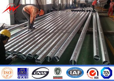 Cina La immersione calda ha galvanizzato una lunghezza di 60 Ft 70 Ft un grado 65 ASTM A572 di 90 di Ft del metallo pali di potere in vendita