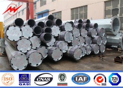 China Phlippine NGCP Dodecagonal Gr65 Tubular Steel Structures Glavanized 22.8m 75FT for sale