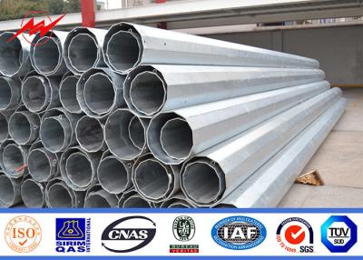 China 15M 6mm Thickness Power Transmission Poles Customized Galvanized Steel for sale