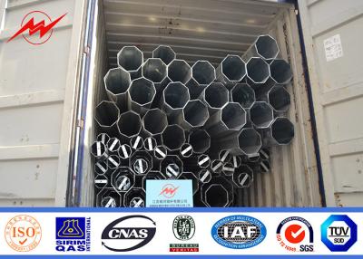 중국 송전을 위한 경제적인 가연 광물 3mm 간격 Q345 강철 전기 전화선용 전주 판매용