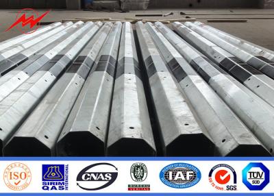 Cina Colonna tradizionale a due sezioni di palo di potere del metallo di 3.8mm con FRP e bitume in vendita