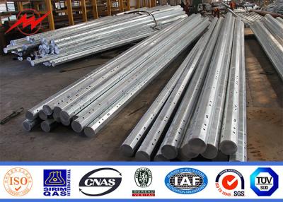 Cina altezza pratica materiale della trasmissione 45ft 50ft di pali di potere di 27.5m 60KN GR65 in vendita