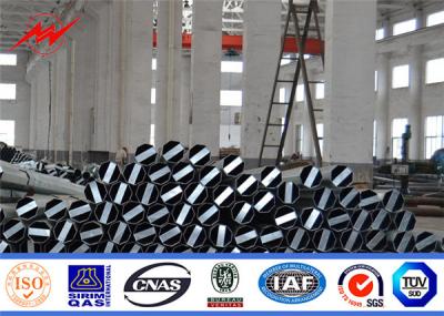 Cina 35ft 500kg 750kg Polo di acciaio tubolare 2.75 / 3mm Spessore galvanizzato a caldo in vendita