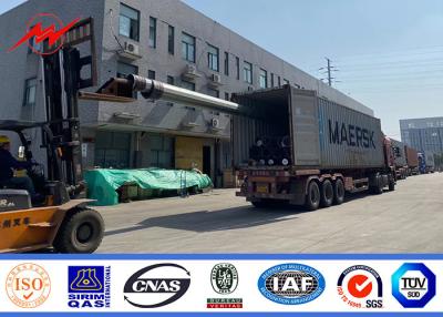 중국 송전을 위한 10m 14m 15m 직접적인 매장된 직류 전기를 통한 금속 전화선용 전주 판매용