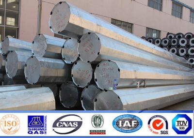 Cina mono Palo linea di distribuzione di comunicazione della torre di 90FT - di 80FT con la gabbia di protezione in vendita