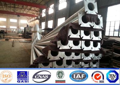 China 6m 7m 8m poste de energia de aço para iluminação de rua no tipo flange com alta resistência ao vento à venda