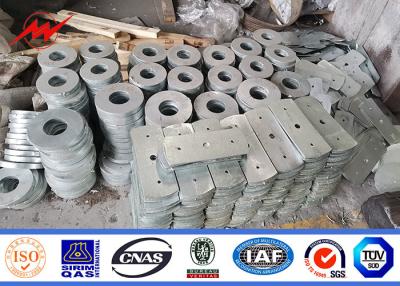 Cina L'elettricità poligonale 69kv palo pratico d'acciaio di 80ft con l'albero ha galvanizzato la struttura in vendita