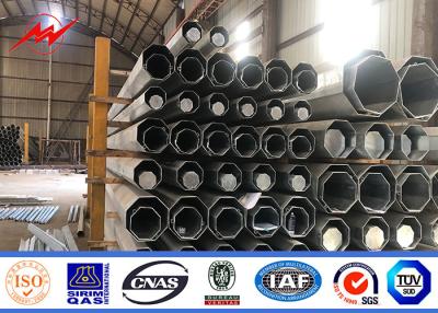 Octagonal Electrical Power Pole / Steel Transmission Pole For Distribution Line