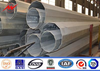 China 100ft Electrical Galvanized Steel Power Pole Distribution Line Pole for sale