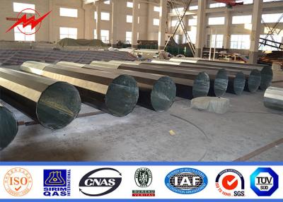China 100ft Electrical Galvanized Steel Power Pole Distribution Line Pole for sale